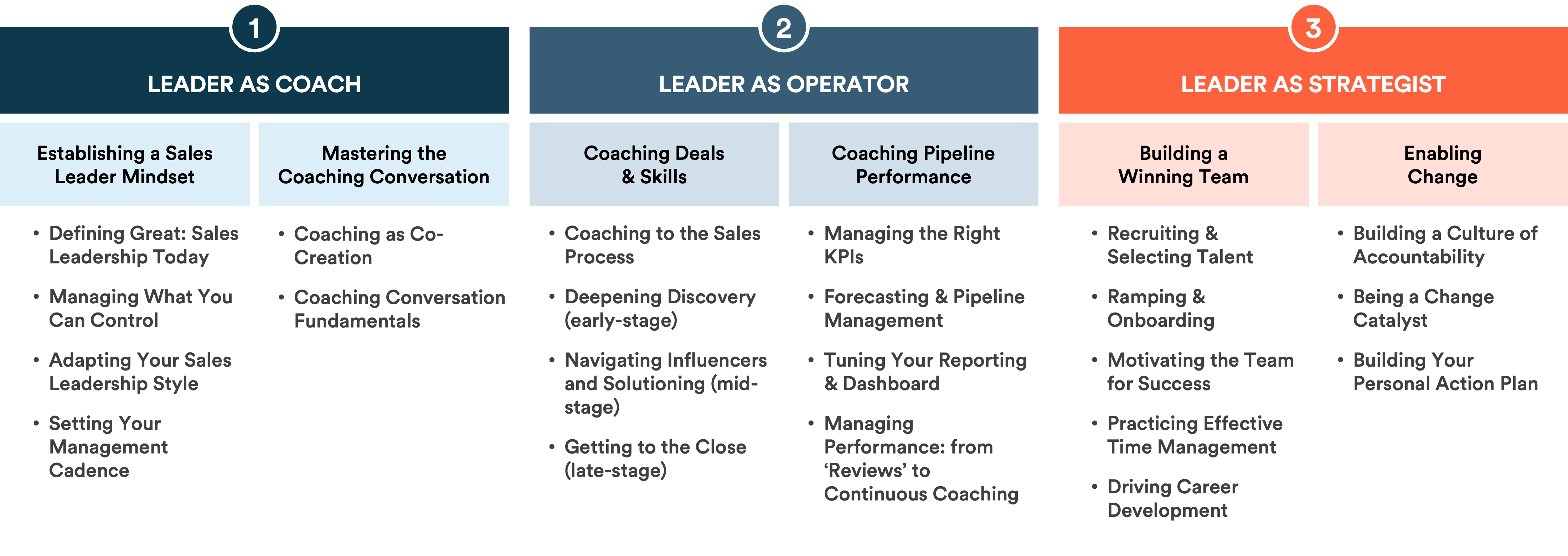 Sales Leadership Effectiveness Program